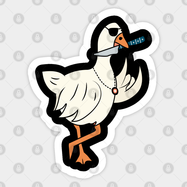Mafia Goose - Goose - Sticker | TeePublic