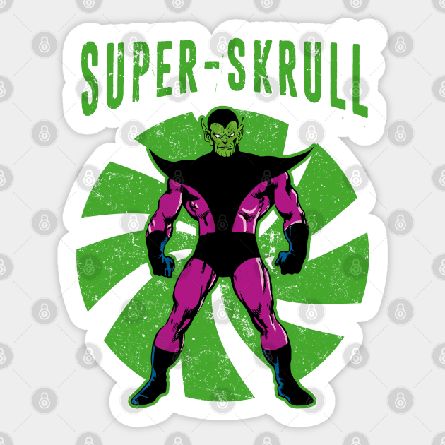 Super-Skrull - Super Skrull - Sticker | TeePublic