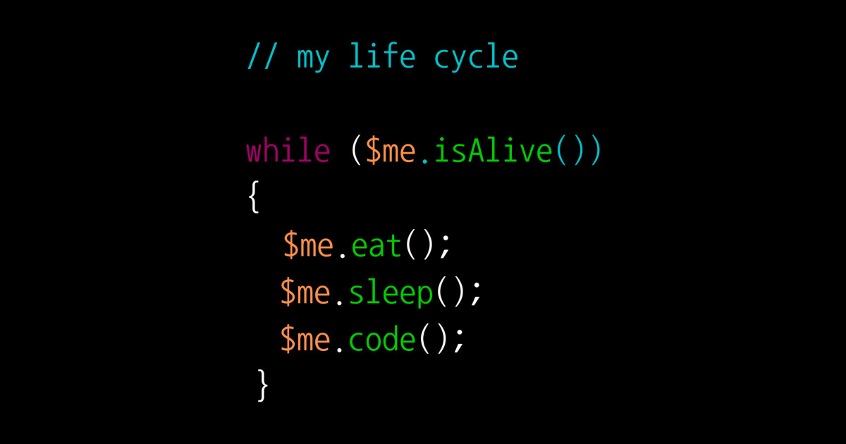 Coder life cycle - Coder Humor - Sticker | TeePublic