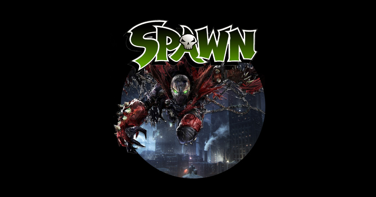 Spawn Button Shirt - Spawn - Tapestry | TeePublic