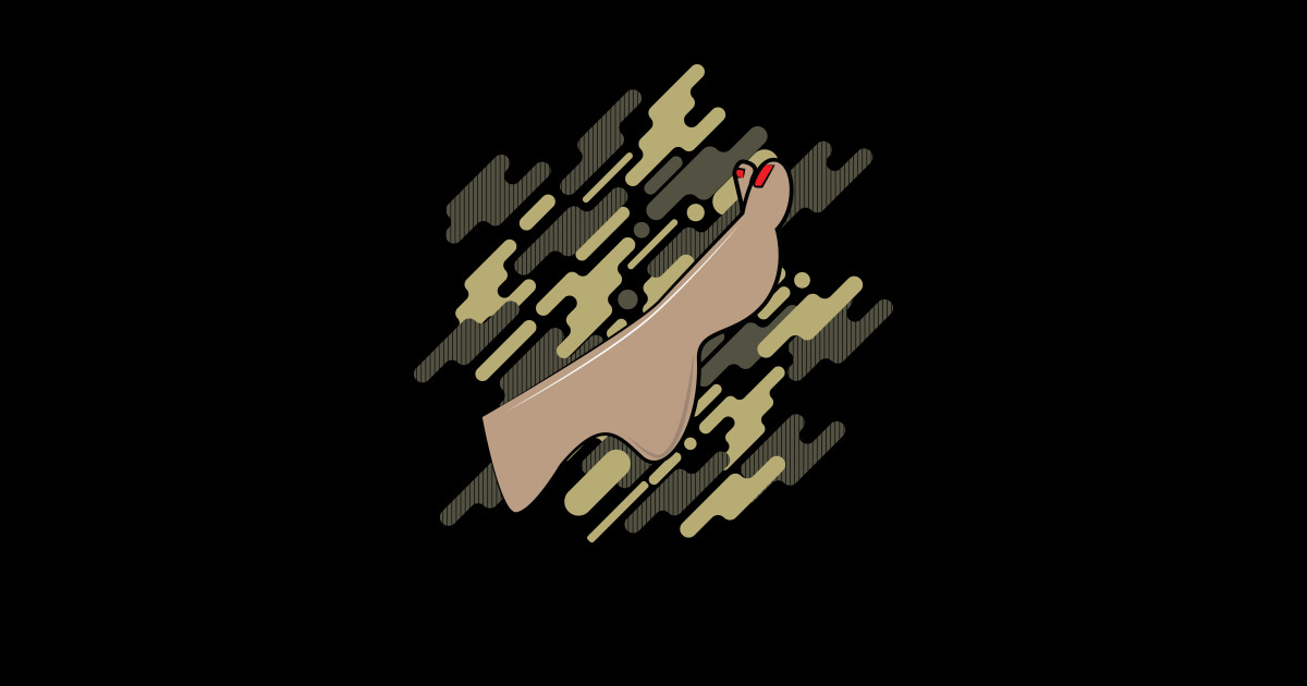Camo-Toe - Camo Toe - Magnet | TeePublic