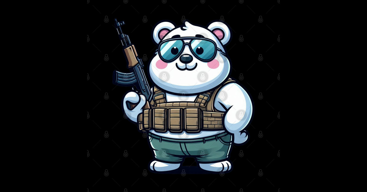 Tactical Bears - Tactical - Sticker | TeePublic
