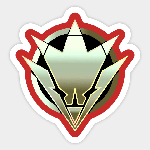 PR Dino Thunder Triassic Red Ranger - Power Rangers - Sticker | TeePublic