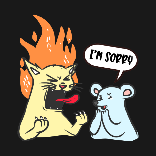 Funny Humor Sorry I'm Sorry Animals Funny - Sorry - T-Shirt | TeePublic