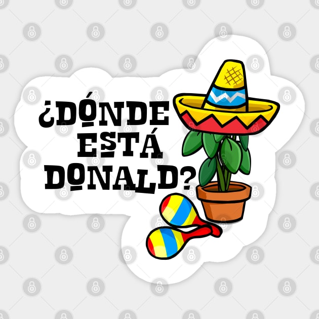 Where's Donald? - Three Caballeros - Sticker | TeePublic