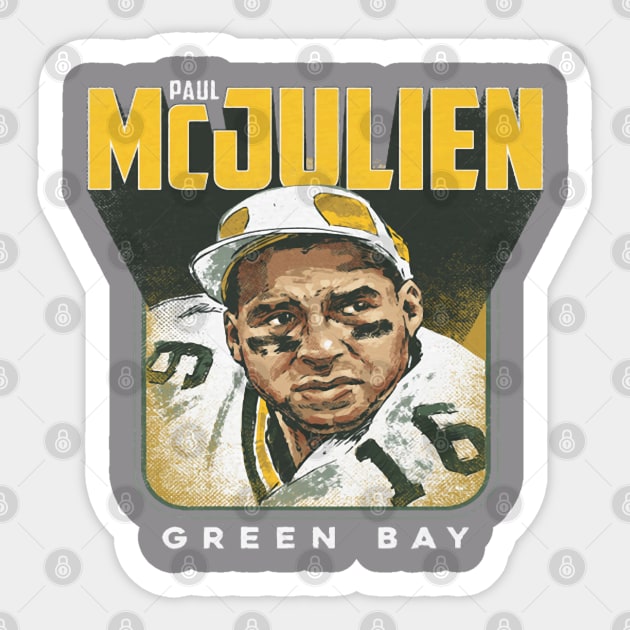 Paul Mcjulien Green Bay Card - Paul Mcjulien - Sticker | TeePublic