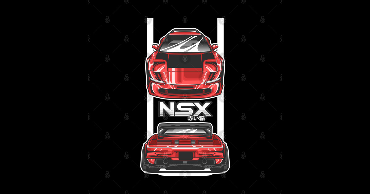 Nsx wings - Jdm Cars - Sticker | TeePublic