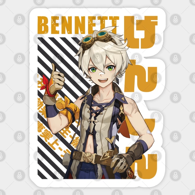 Genshin Impact - Bennett - Genshin Impact - Sticker | TeePublic