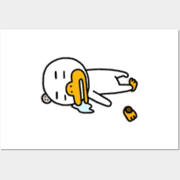 KakaoTalk Muzi and Con Character (Knocked Out) - Kakaotalk - Posters ...