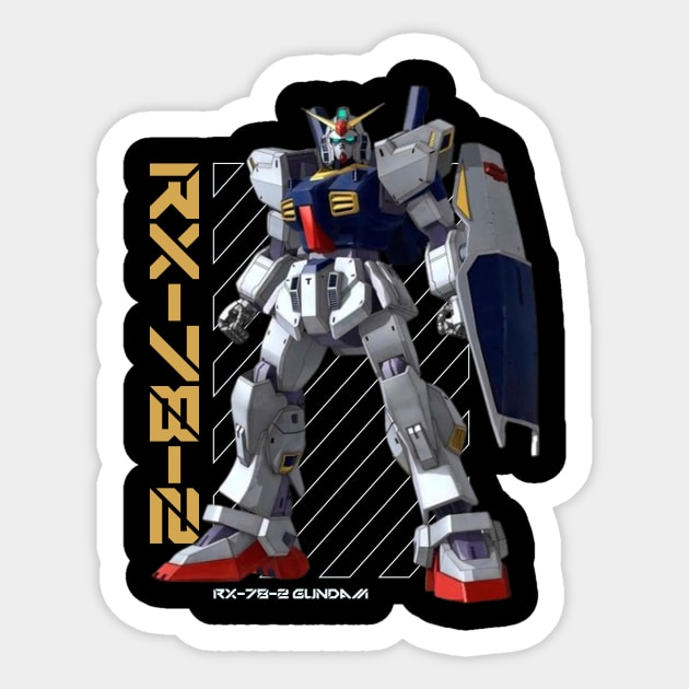 Gundam RX-78-2 - Gundam Rx 78 - Sticker | TeePublic