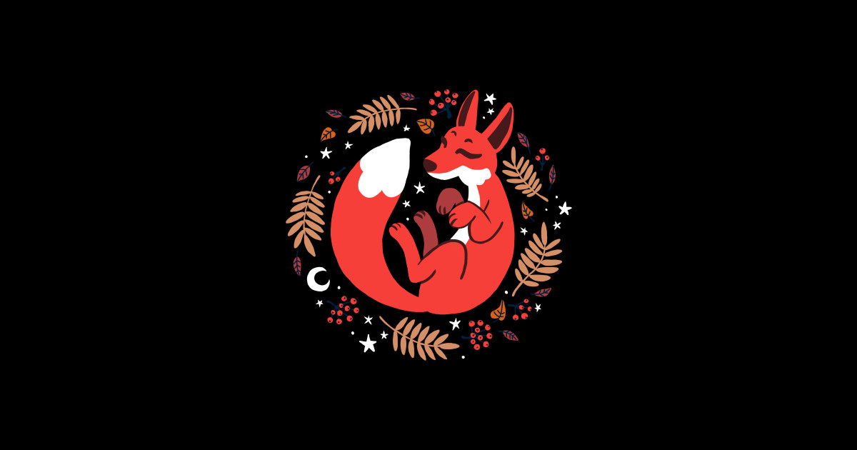 Rowan fox - Fox - Sticker | TeePublic