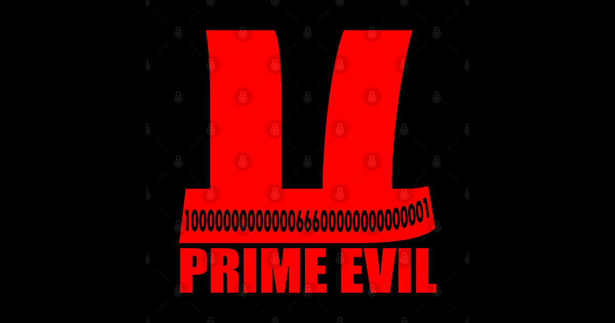 Belphegor’s Prime - Is it Prime Evil? - Math - Magnet | TeePublic
