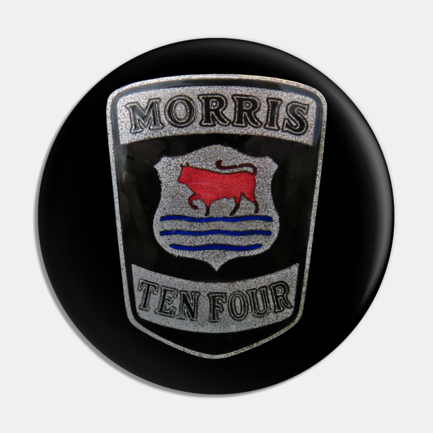Morris Ten Four 1930s classic car emblem - Morris Ten - Pin | TeePublic