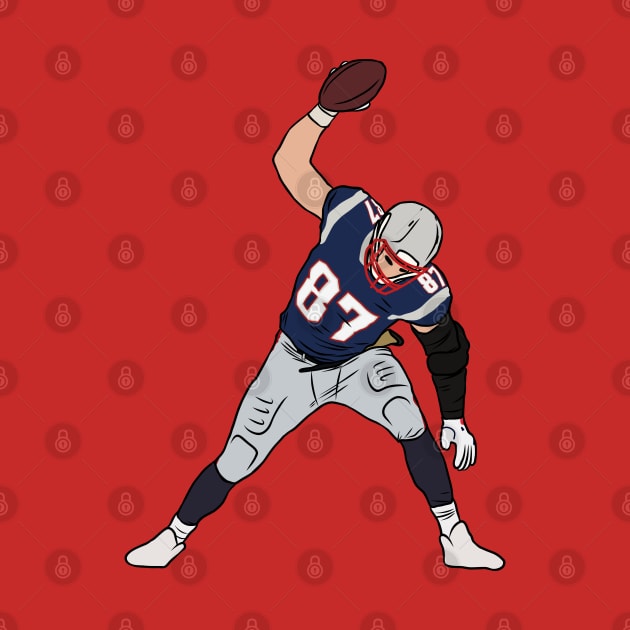 Rob Gronkowski Spike - Rob Gronkowski - T-Shirt | TeePublic