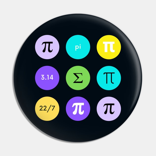 Cool Math Symbols - Math - Pin | TeePublic