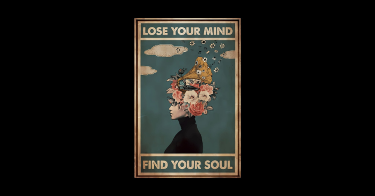 Robina Fancy Phonograph Lose Your Mind Find Your Soul - Lose Your Mind Find Your Soul - Sticker ...