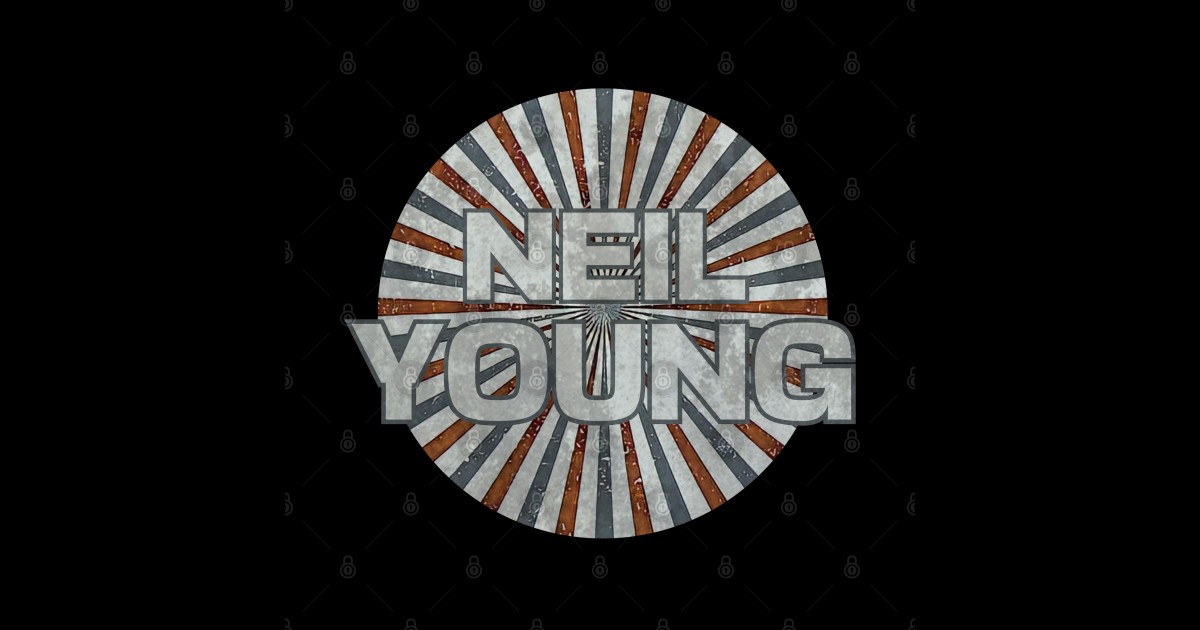 Neil young vintage - Neil Young - Sticker | TeePublic