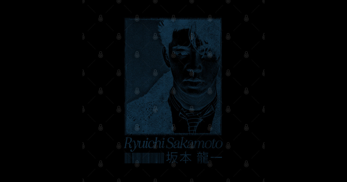 Ryuichi Sakamoto /// Original Fan Artwork - Ryuichi Sakamoto - Sticker ...