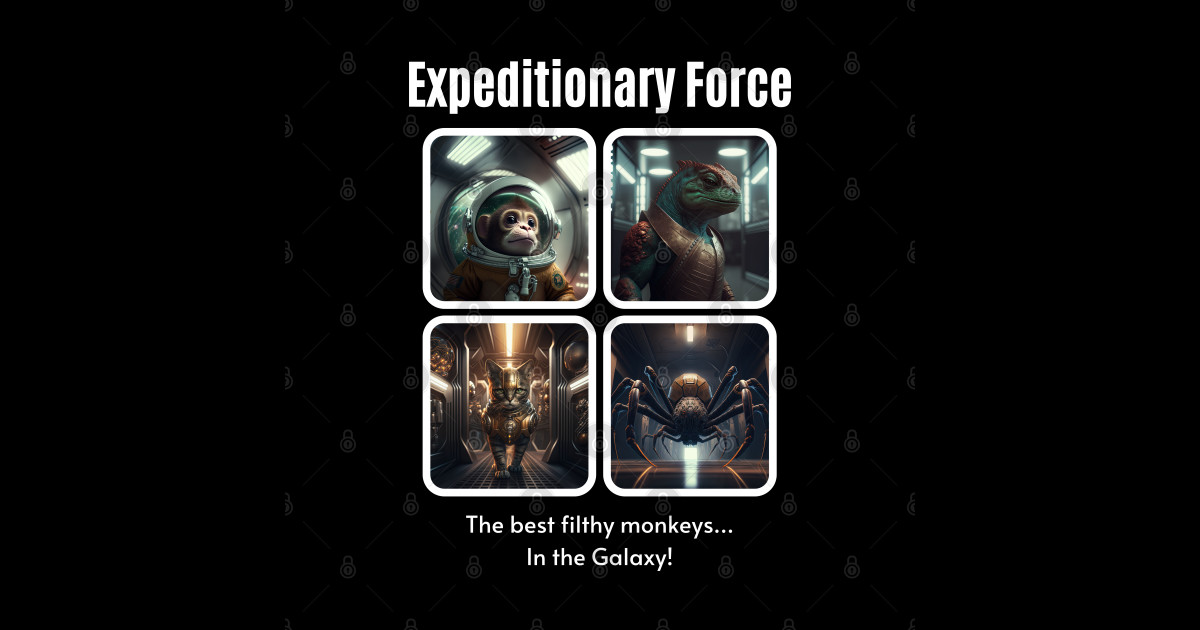 Filthy Monkeys - Expeditionary Force - Expeditionary - Posters and Art ...