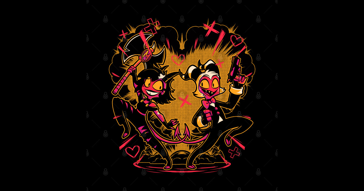 Hell Couple Animation - TV Show Animation Gift - Webseries - Posters ...
