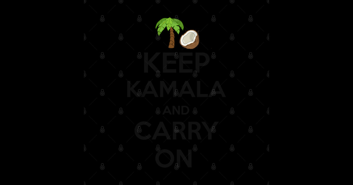 KAMALA HARRIS COCONUT TREE STICKER - Kamala Harris - Sticker | TeePublic