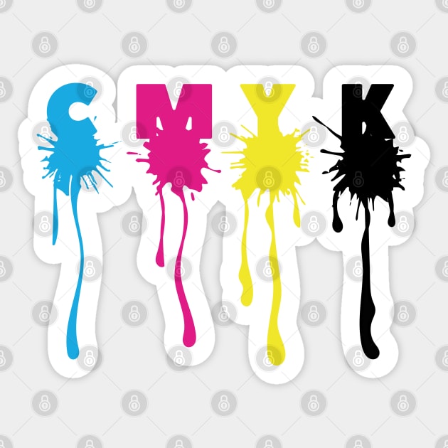 CMYK color code - Cmyk - Sticker | TeePublic