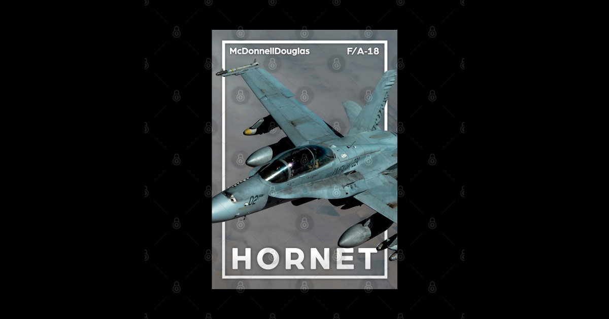 FA18 Hornet - Fa18 Hornet - Sticker | TeePublic