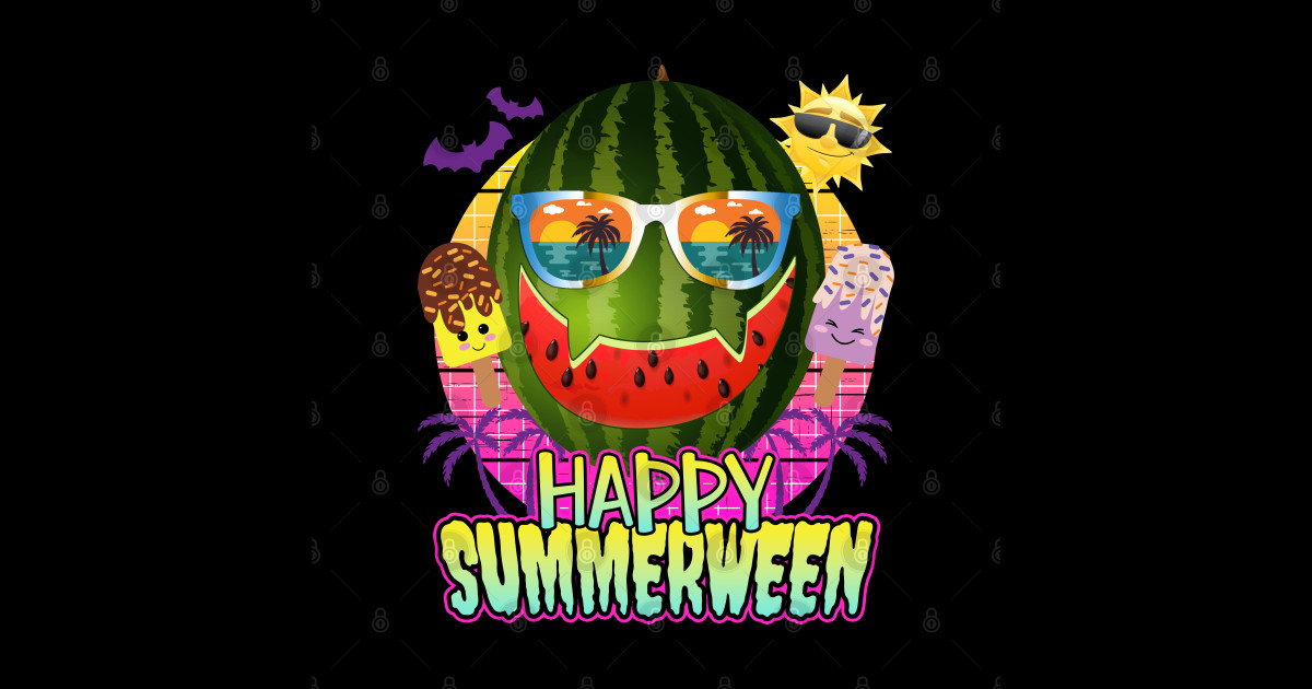 Happy Summerween - Summerween - Sticker | TeePublic