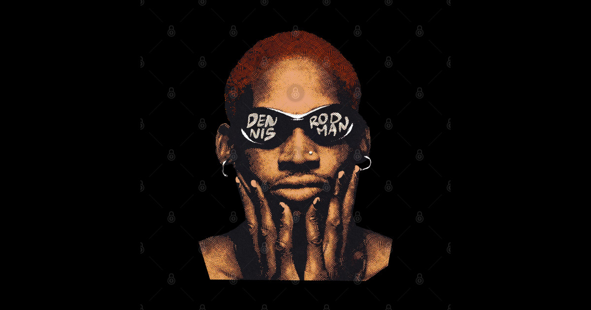 Dennis Rodman - Dennis Rodman - Sticker | TeePublic