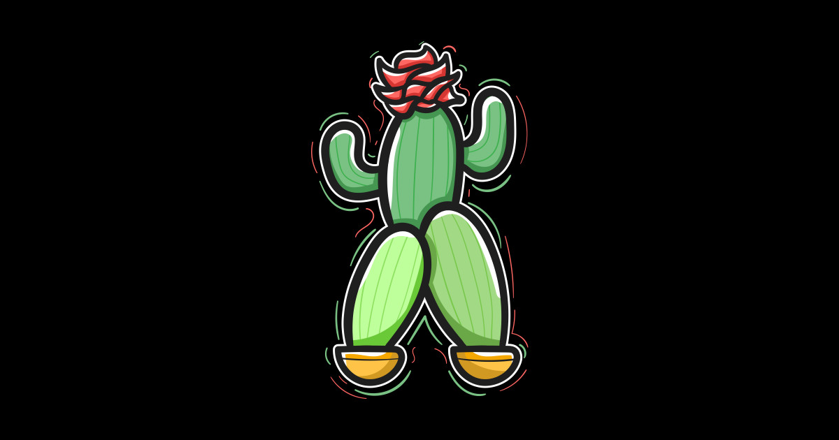 Cactus Dancing - Cactus - Sticker | TeePublic