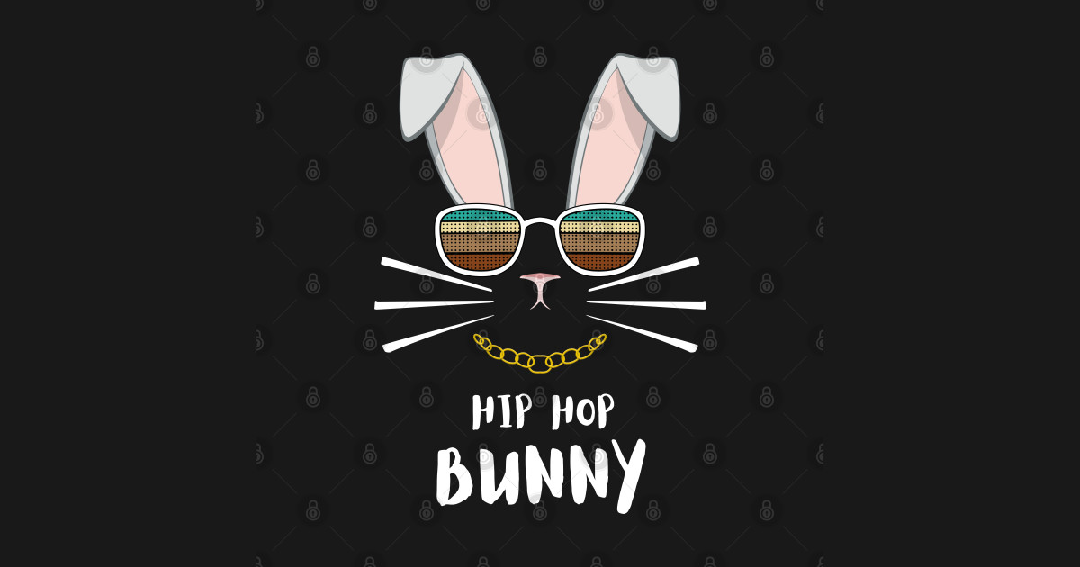 Easter Hip Hop Bunny Rabbit - Hip Hop Bunny - Crewneck Sweatshirt ...