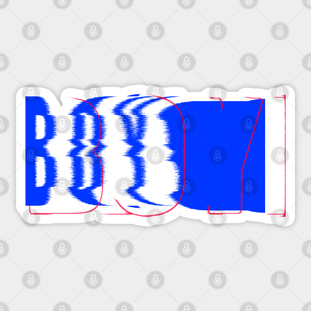 Blue Boy - Boy - Sticker | TeePublic