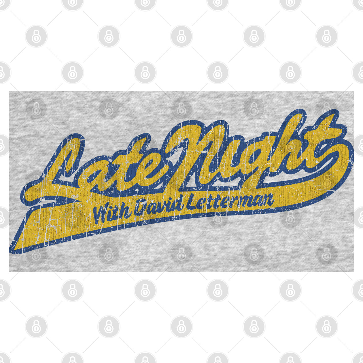 Late Night David Letterman - Late Night With David Letterman - T-Shirt ...