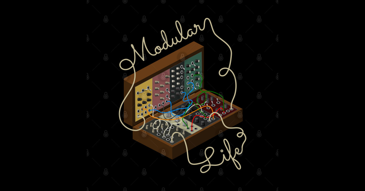 Modular Synthesizer - Modular Synthesizer - Sticker | TeePublic