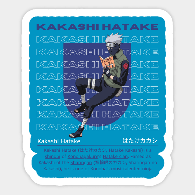 Kakashi Hatake - Kakashi Hatake - Sticker | TeePublic
