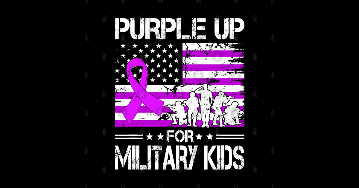 Purple Up For Military Kids Month Of Military Child - Purple Up ...