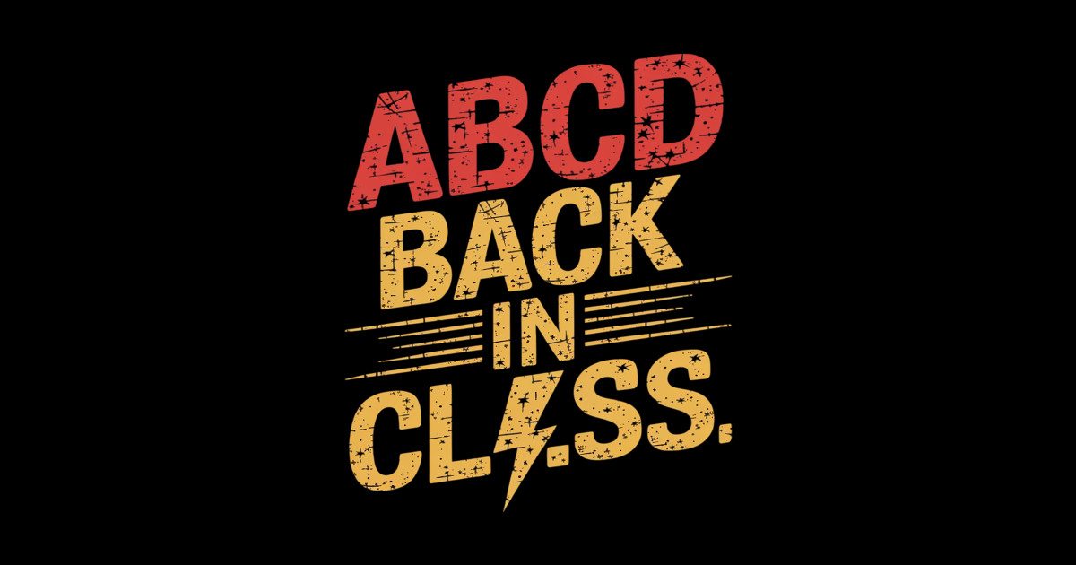ABCD Teacher , Back to School Teacher Student - Abcd Teacher - Sticker ...