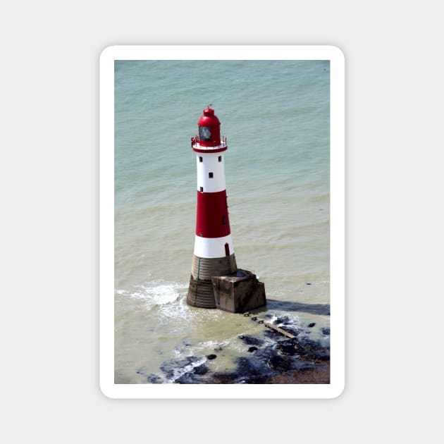 Beachy Head Lighthouse and the deep blue sea - Beachy Head - Magnet ...