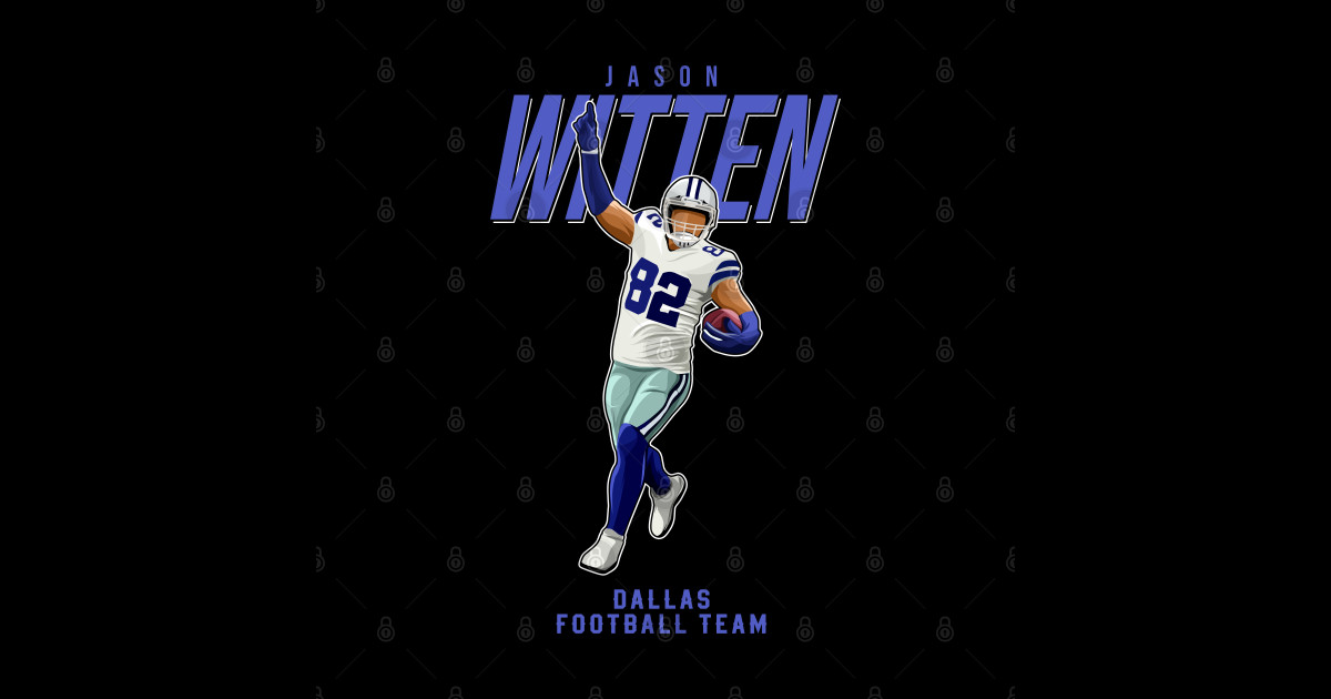 Jason Witten #82 Dallas Football Team - Jason Witten - Sticker | TeePublic