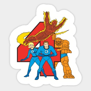 Fantastic Four Stickers for Sale | TeePublic