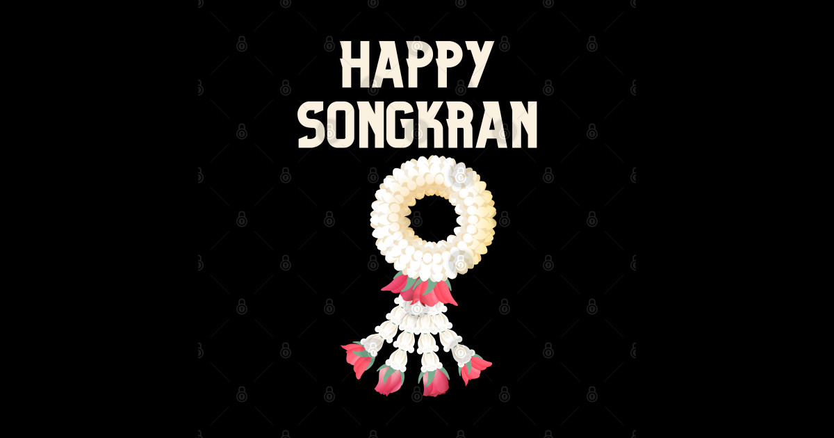 Happy Songkran - Water Festival - Sticker | TeePublic