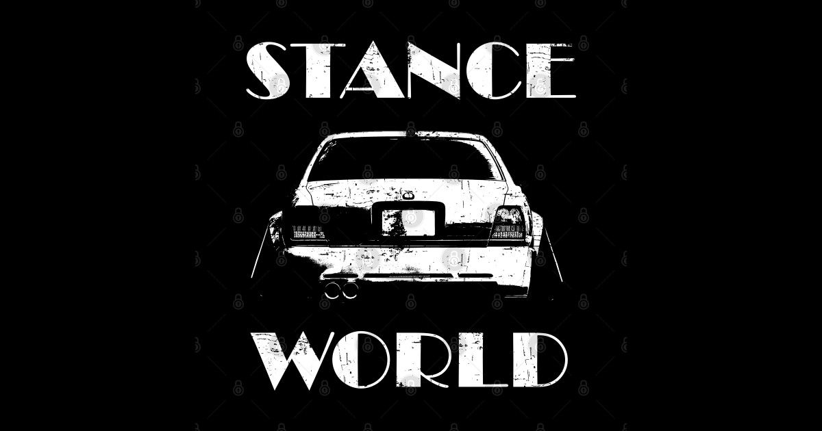 Stance car tuning - stance world - E46 Dirty - Posters and Art Prints ...