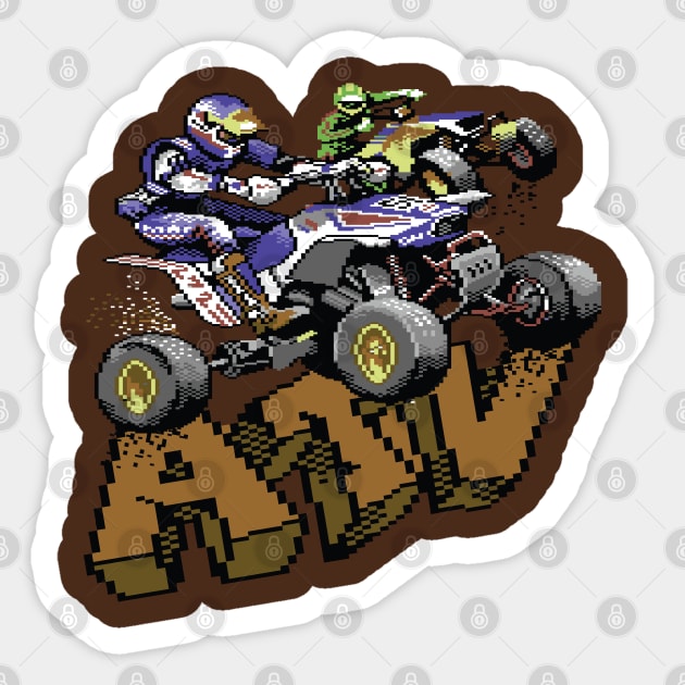 ATV - All Terrain Vehicle - C64 - Sticker | TeePublic