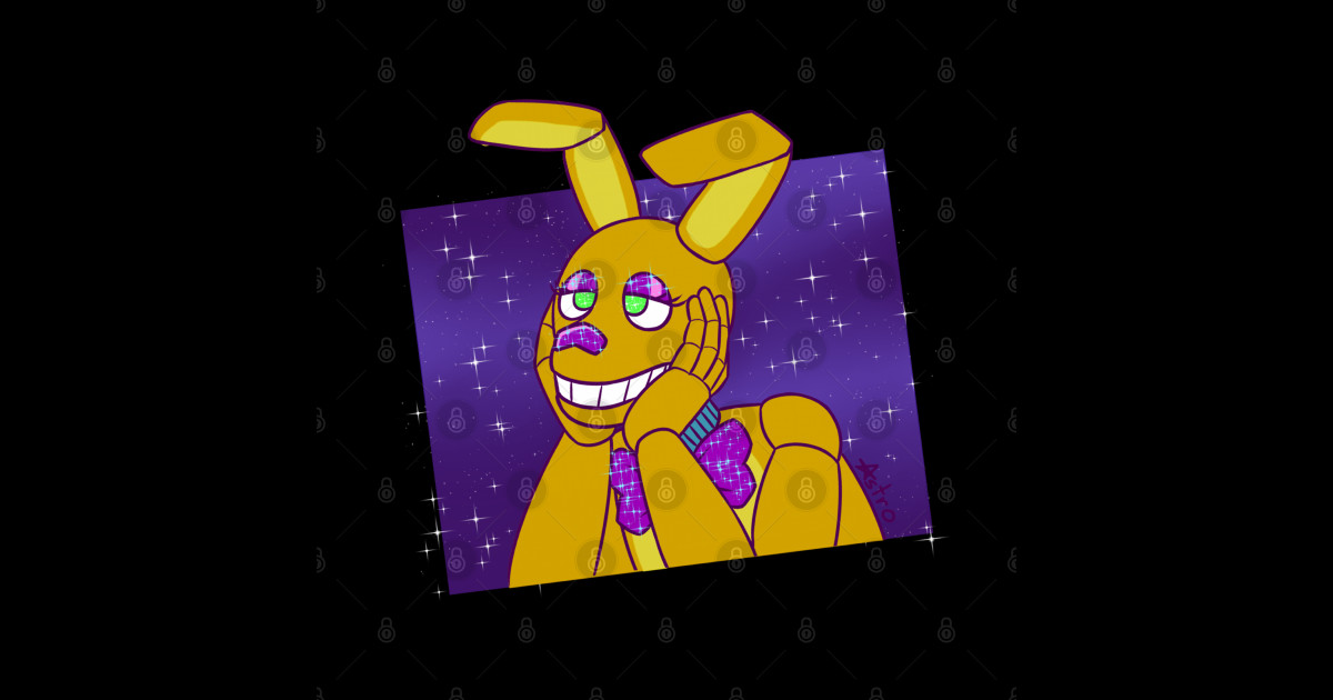 Starry Spring Bonnie - Spring Bonnie - Posters and Art Prints | TeePublic