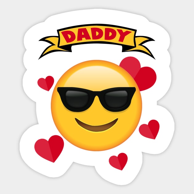 Emoji of Daddy - Emoji - Sticker | TeePublic