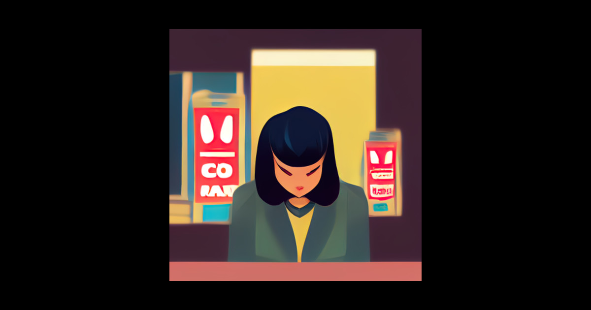 Shop assistant | Comics Style - Comics - Sticker | TeePublic