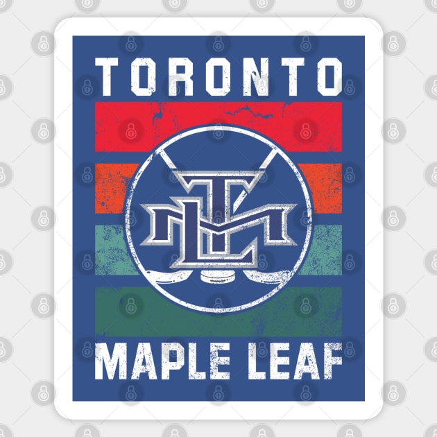 Toronto Maple Leafs - Vintage! - Toronto Maple Leafs - Sticker | TeePublic