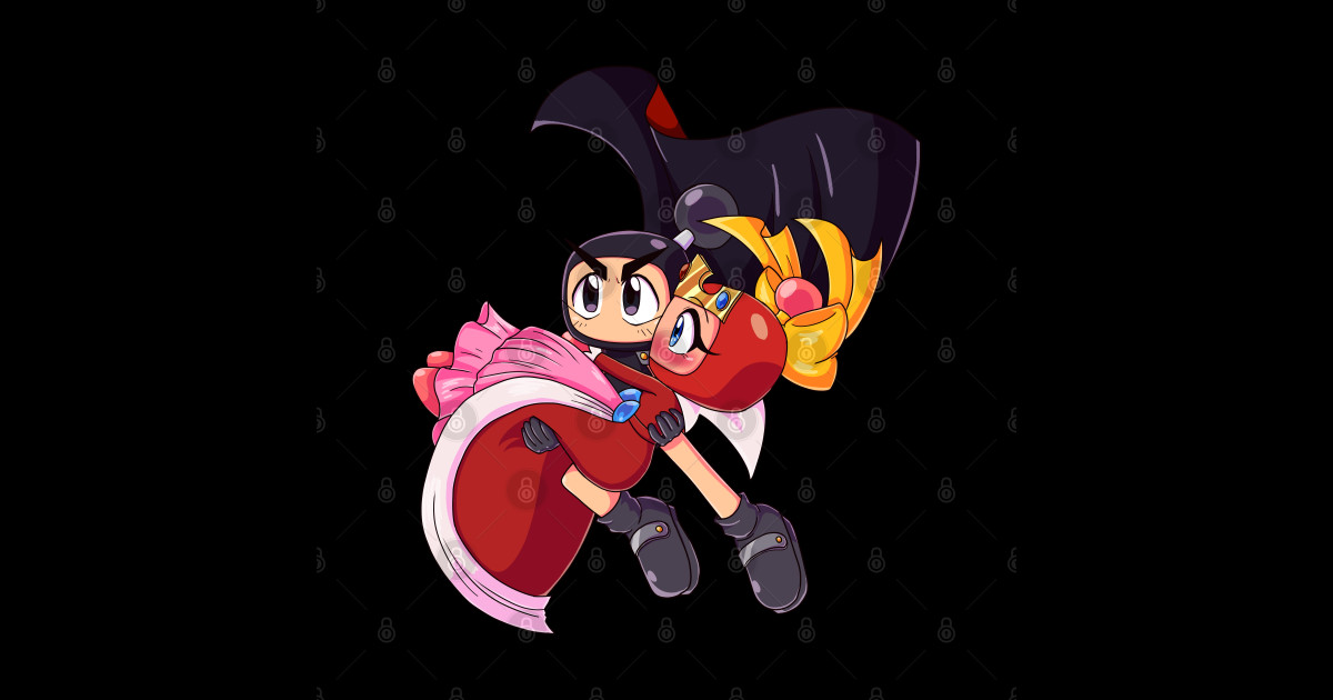 Princess Akabon x Kurobon - Bomberman - Sticker | TeePublic