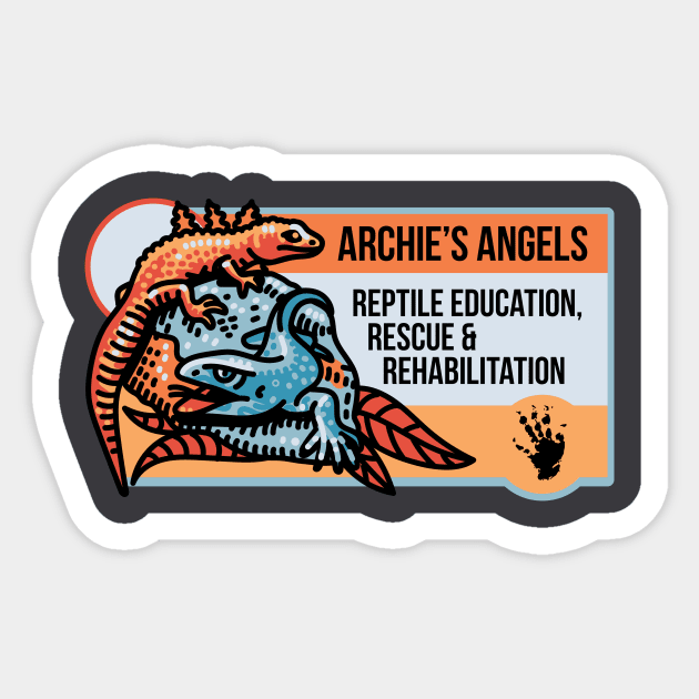 Archie's Angels Supporter - Reptile - Sticker | TeePublic