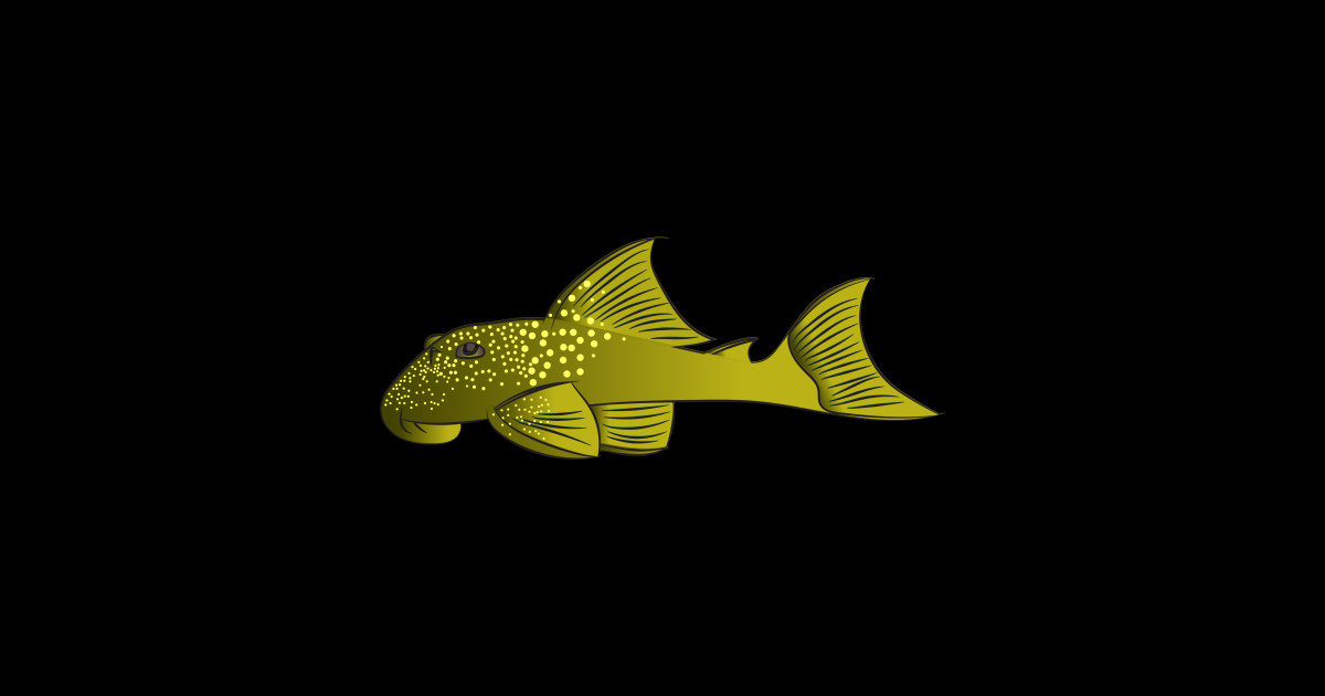 Green Phantom Pleco - Green Phantom Pleco - Sticker | TeePublic